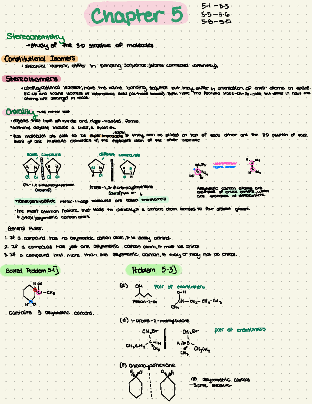 Chapter 5 Organic Chemistry - 51 - 5 - 3 Chapter 5 5 . 5 - 5 - 6 5 - 5 ...