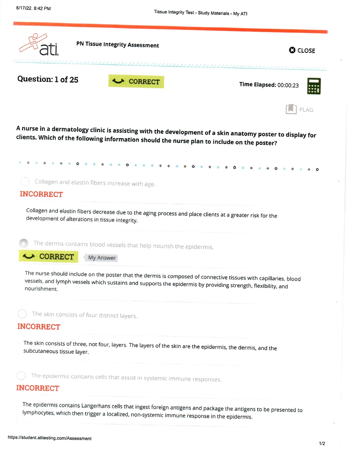 PN Tissue Integrity Assessment Study Guide - 8:42 PM Tissue Integrity ...