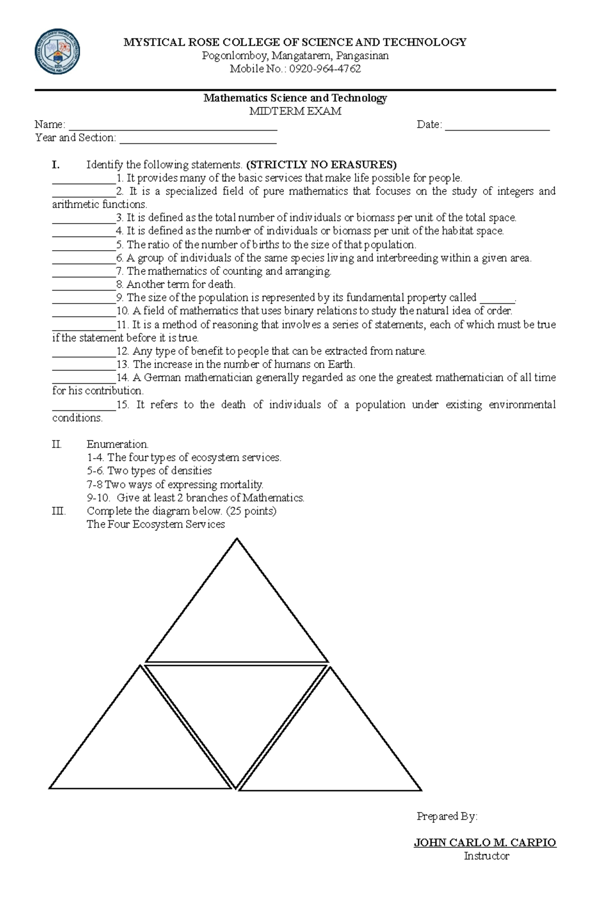 BEED 3 A MST - MYSTICAL ROSE COLLEGE OF SCIENCE AND TECHNOLOGY ...