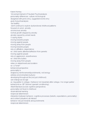 Psych 101 notes - Psychology101 - Studocu