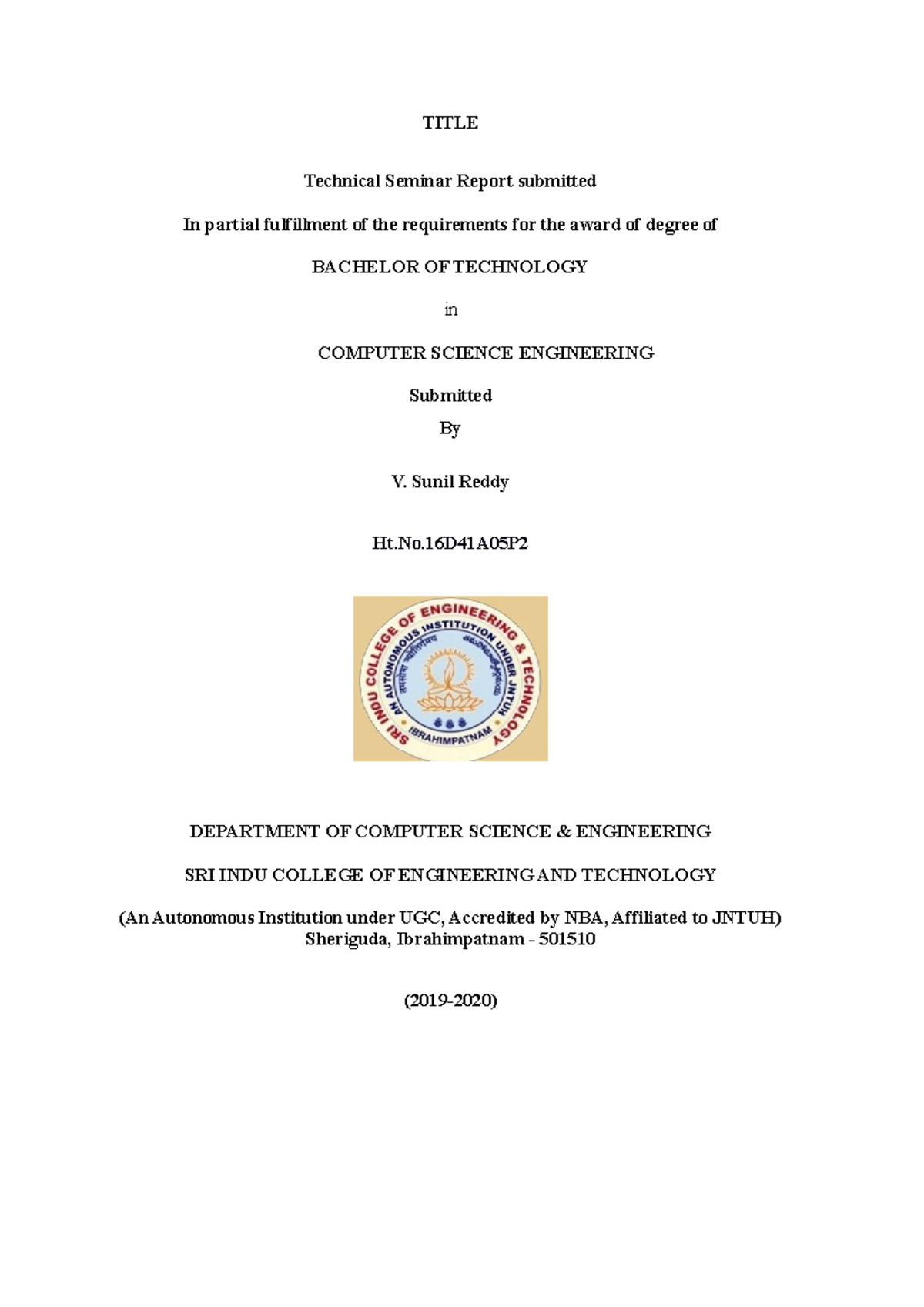 Silent Sound Technology - TITLE Technical Seminar Report submitted In partial fulfillment of the ...