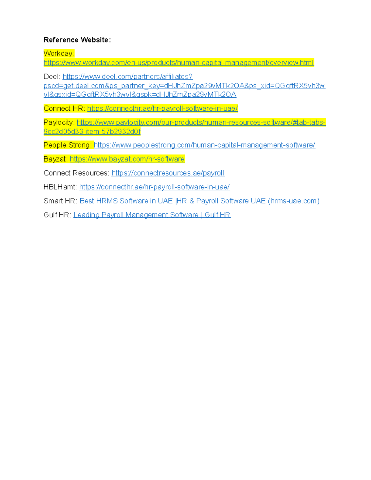 High conversion landing page - Reference Website: Workday: - Studocu
