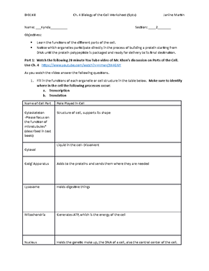 Lab Handout Guide - BIO-168 - Studocu