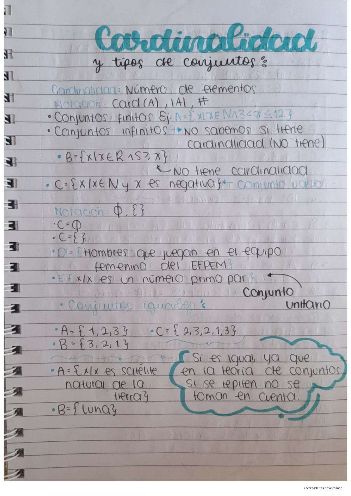 Cardinalidad Y Tipos DE Conjuntos - Matemática Básica1 - Studocu