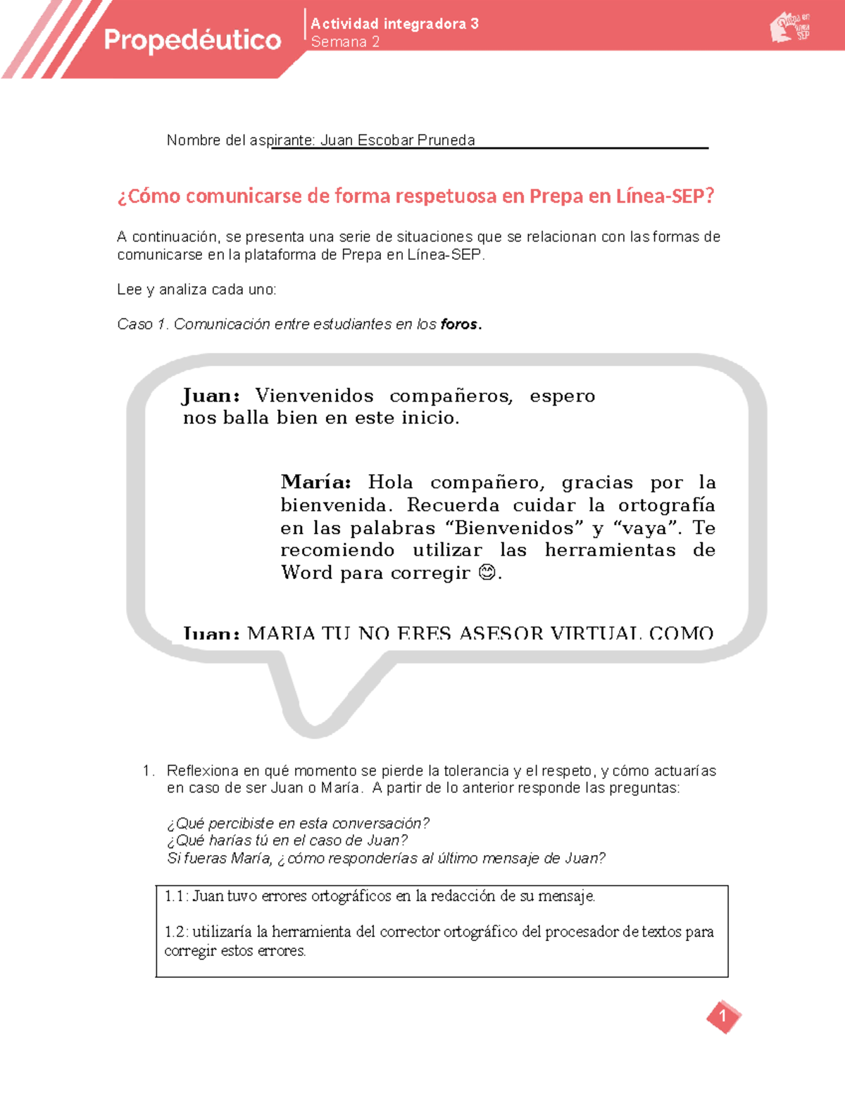 Escobar Pruneda Juan M00S2AI3 - Semana 2 Nombre del aspirante: Juan ...