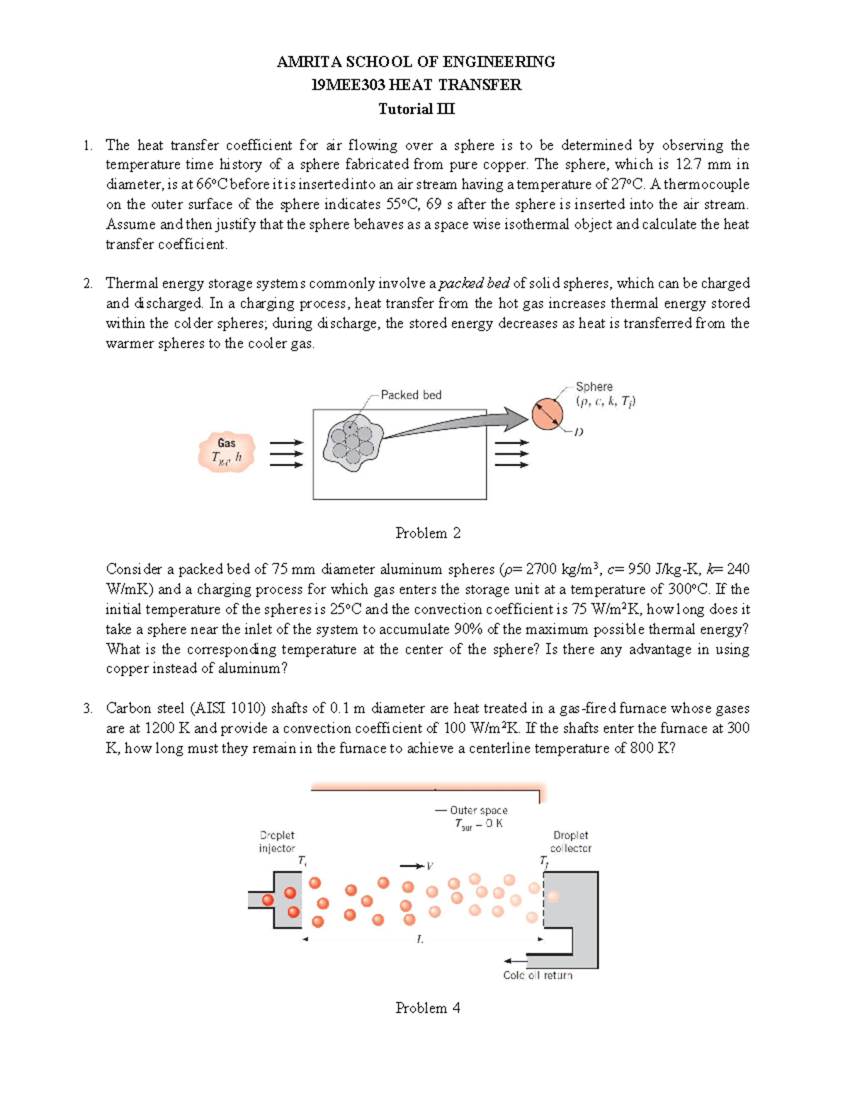 Tutorial 2 - Unsteady Heat Conduction - AMRITA SCHOOL OF ENGINEERING ...