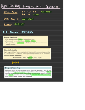 L18 - notes - MATH 11001201 : March 31. 2022 : LECTURE 18 Coming : E ...