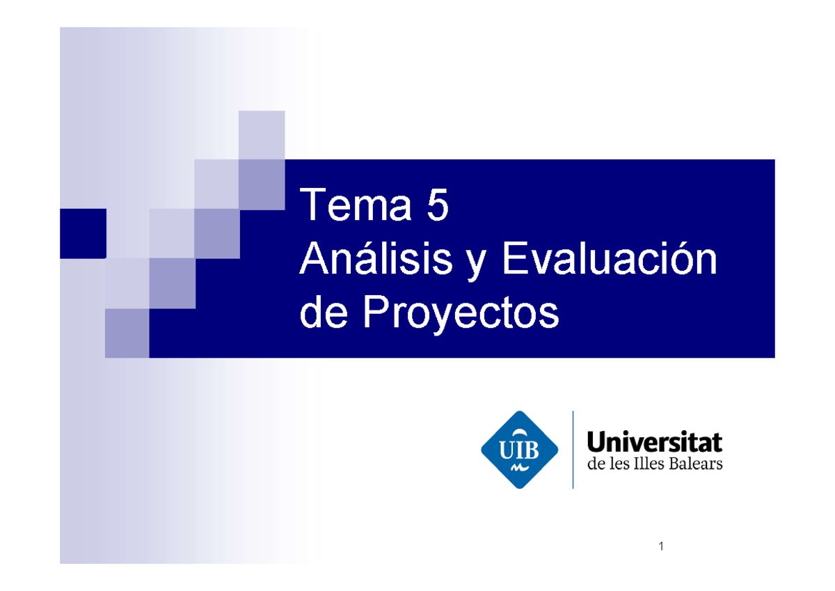 PWP Tema 5 - Práctico - Tema 5 Análisis y Evaluación de Proyectos ...