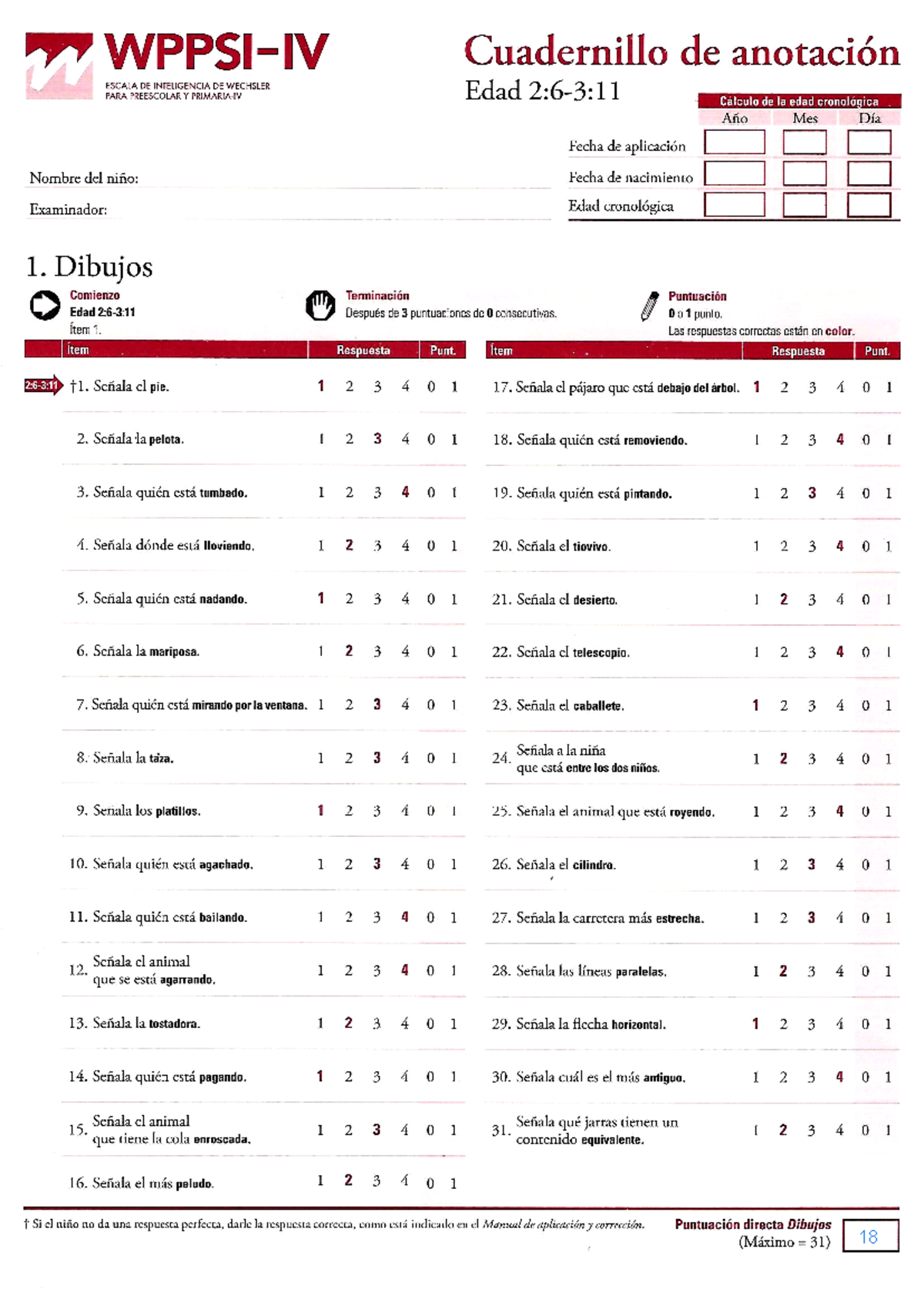 Protocolo Wppsi IV -2-6-3-11 - 22 Junio 2024 - ####### - Si la Dif mayor y positivo le ...