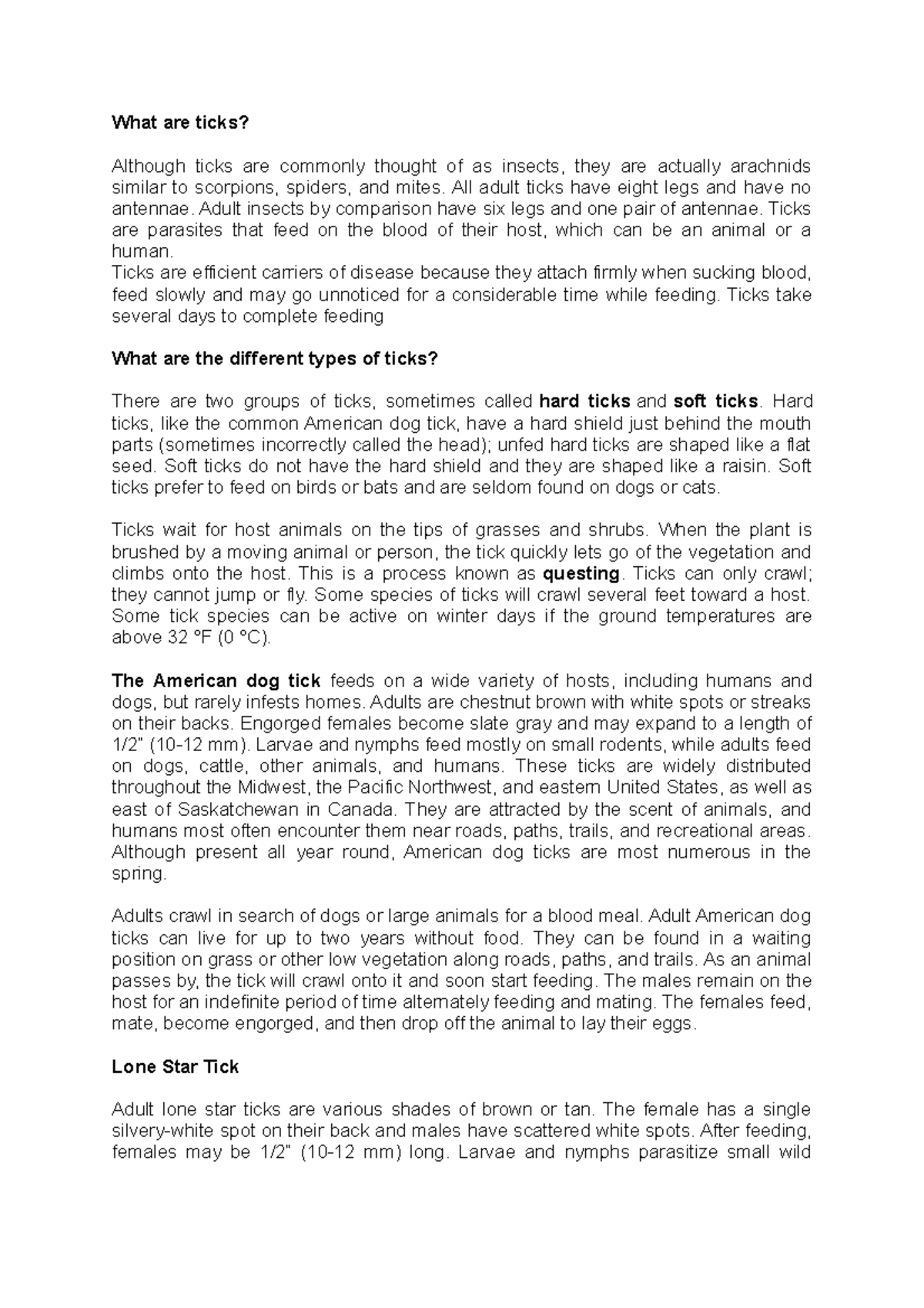 Aarez BARA WHAT ARE DOG Ticks WHAT ARE Different Types OF DOG Ticks ...