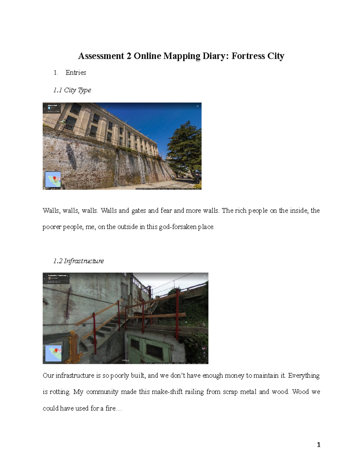 Geog338 ass2.4 fortress city - Assessment 2 Online Mapping Diary ...