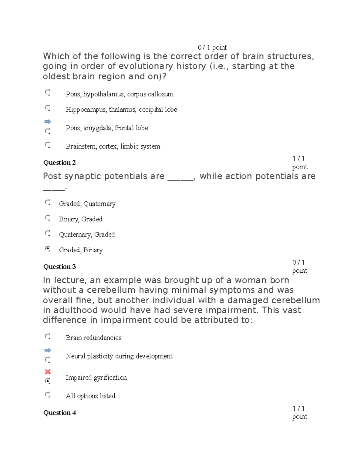 Midterm Quiz 1 questions and answers - 0 / 1 point Which of the ...