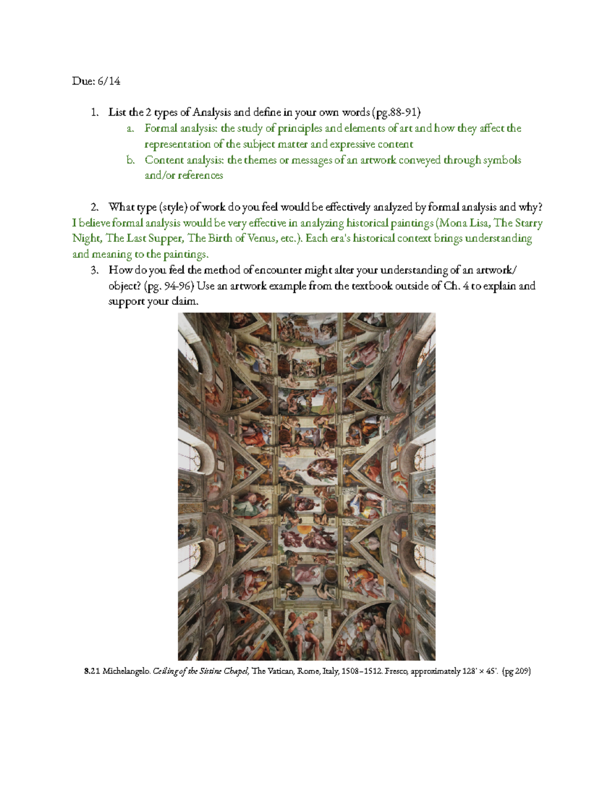 CH 4 Q:A. - Chapter 4 textbook questions and answers Grade - 100 ...