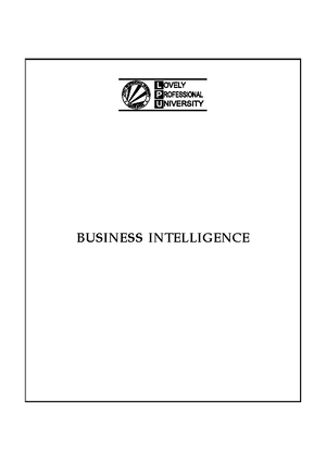 Business intelligence course outline - BIT 2323 APPLICATION PROGRAMMING ...