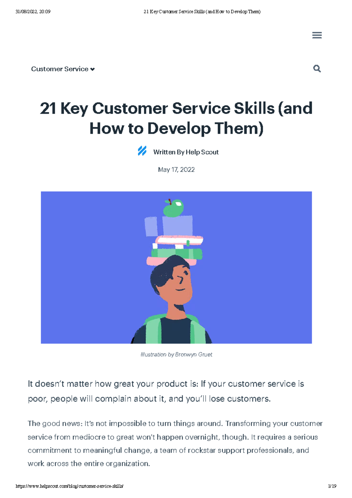 21 Key Customer Service Skills (and How to Develop Them) - The good ...