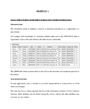 Module 1 - Lecture notes Principles of database design - KTU - Studocu