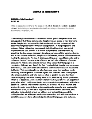 WEEK 9 Module 12 Assignment 1 Rizal's Life, works, and writings - Rizal ...