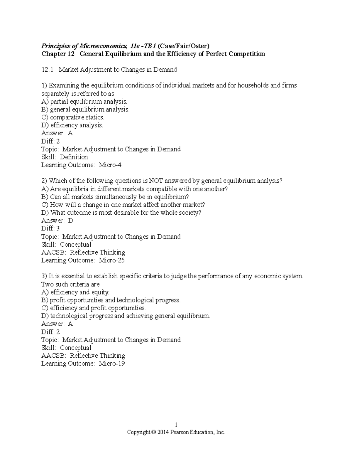 Chapter 12 - micro - Principles of Microeconomics, 11e -TB1 (Case/Fair ...