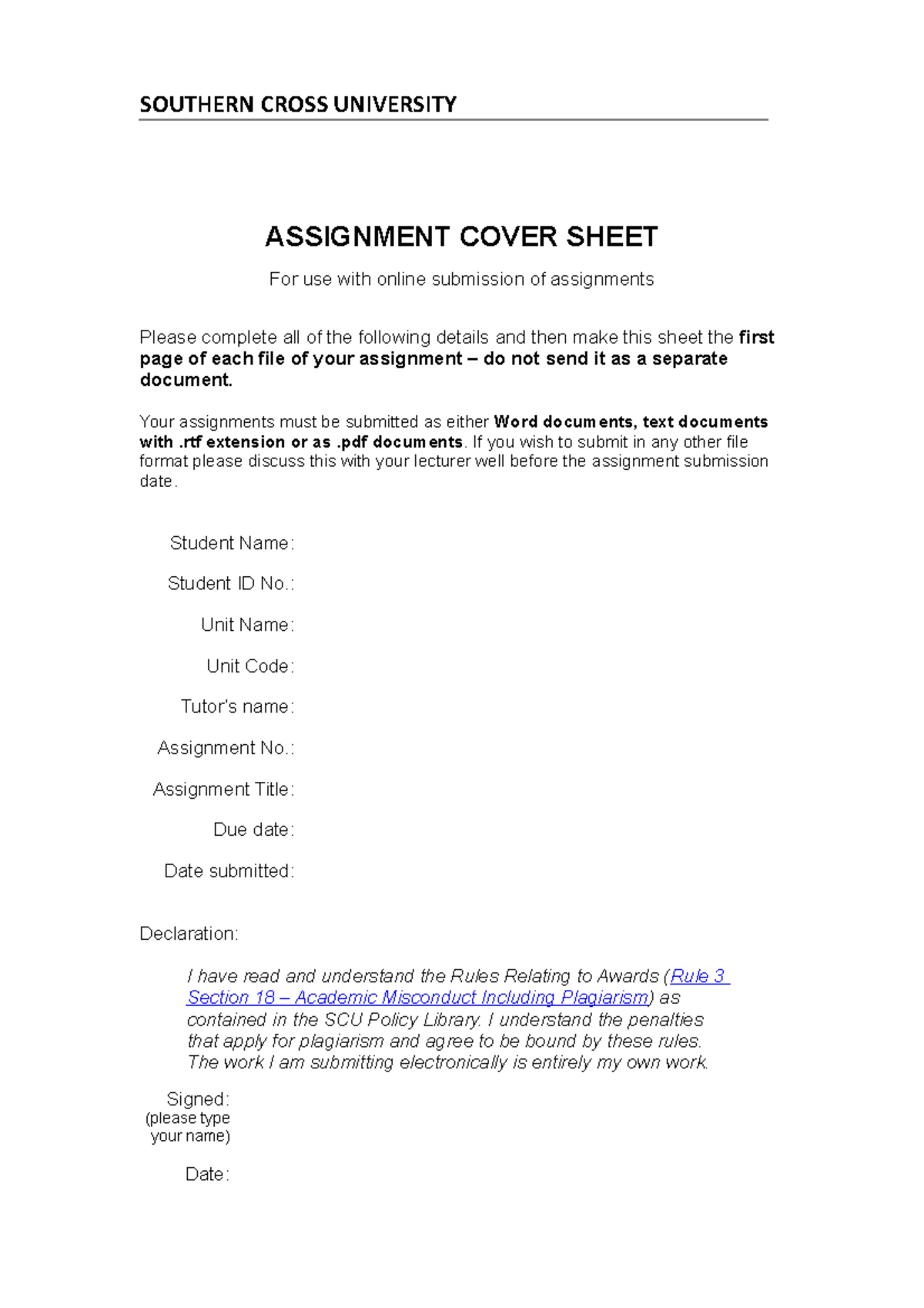Management Accounting Report.docx - SOUTHERN CROSS UNIVERSITY ...