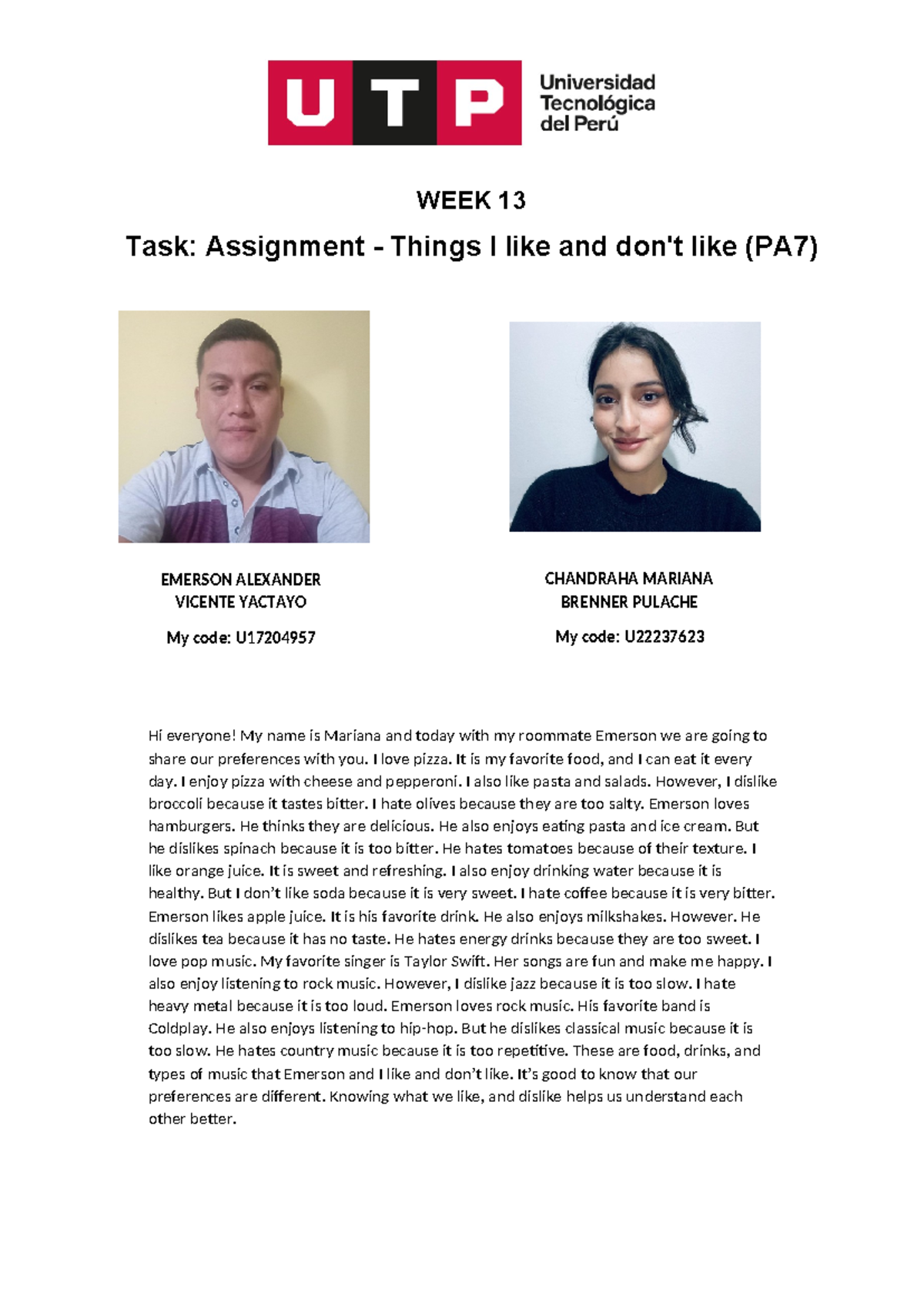 TAREA SEMANA 14TASK ASSIGMENT CON BUENA CALIFICACIÓN 2024 - CICLO MARZO ...