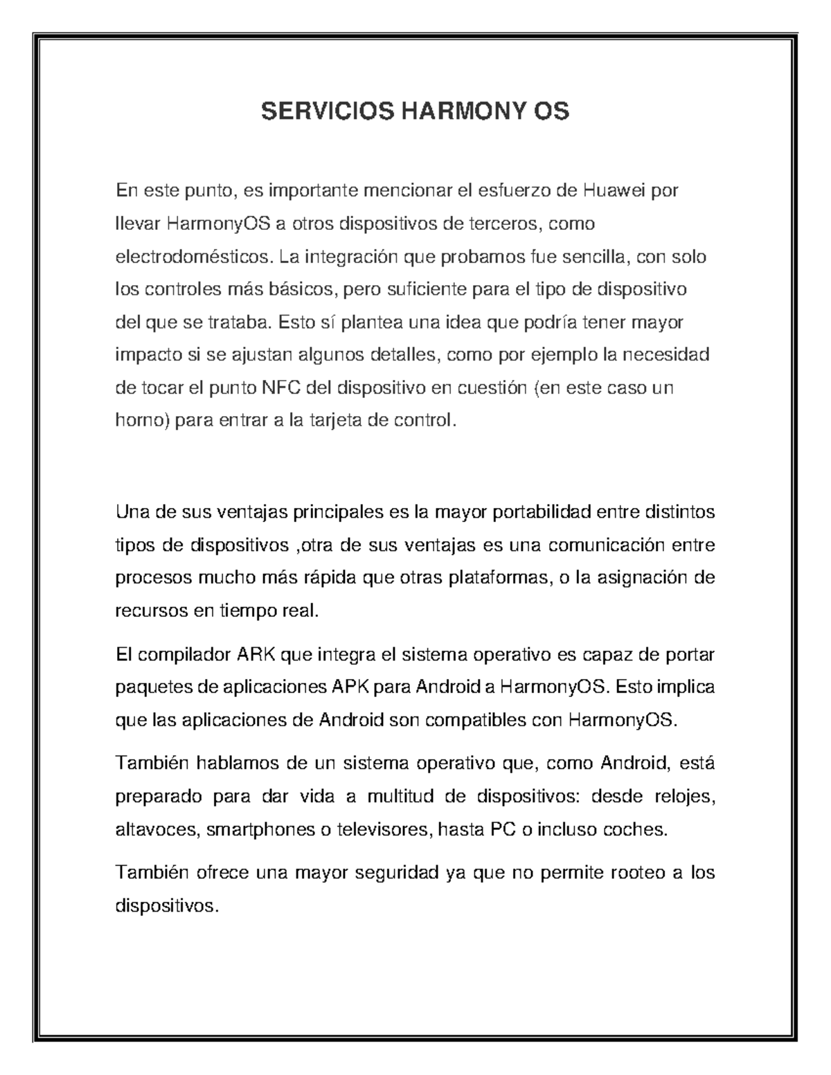 Servicios Harmony OS xddddddddddddddddddddddddddd lololololoo serciosiodsoososodoifo acuodud ...