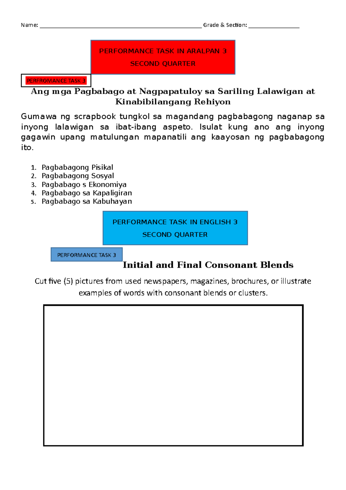 Third Performance TASK -Q2 - Name ...