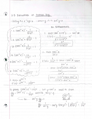 Topic 3.4 - Differentiating Inverse Trigonometric Functions-1 - Skill ...