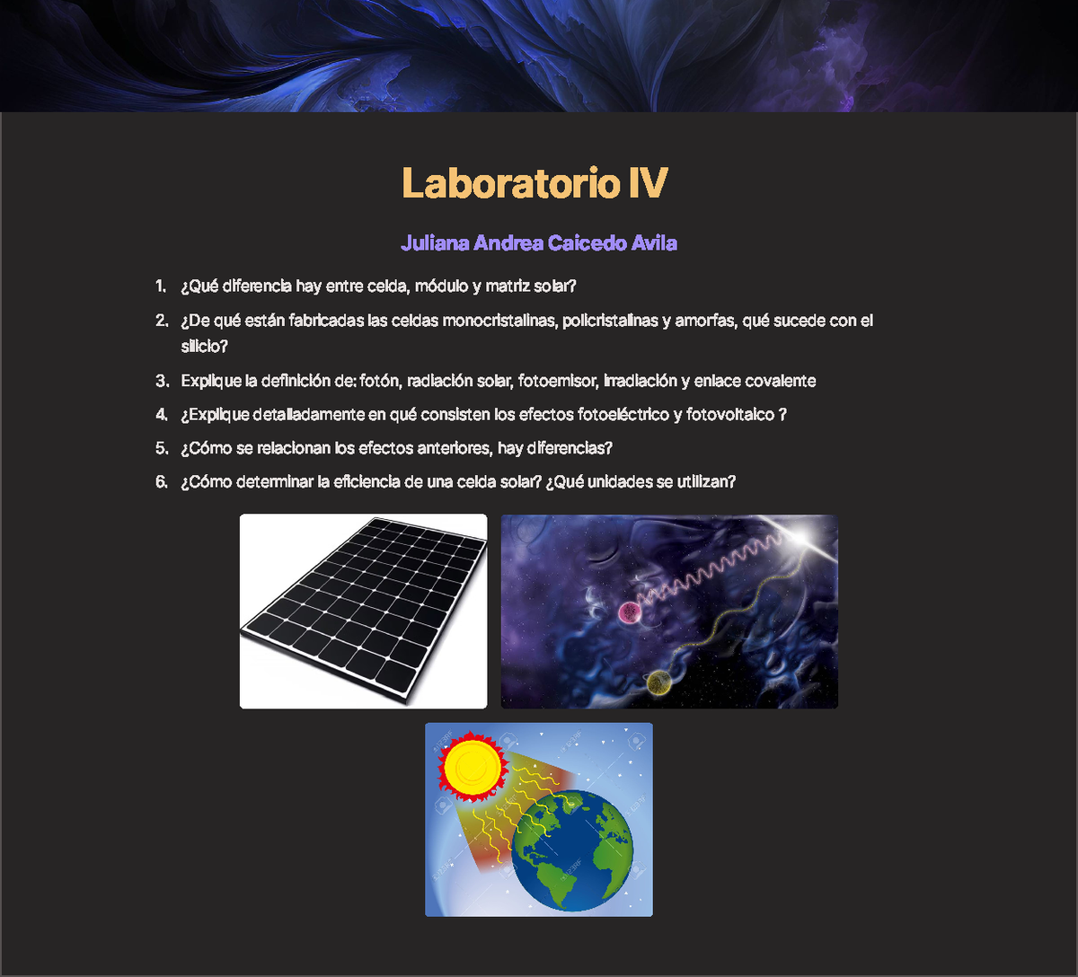 Preguntas lab 4 - Laboratorio IV Juliana Andrea Caicedo Avila ¿Qué diferencia hay entre celda ...