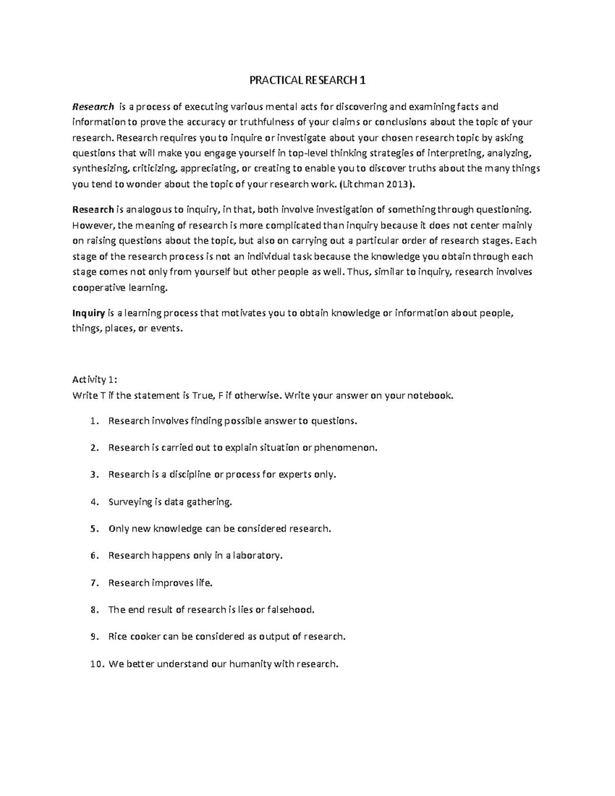 physical science week 1 formation of heavy elements - PRACTICAL ...