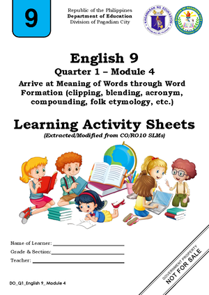 English 9 q1 mod2 Conditioning Conditionals V1 - English Quarter 1 ...