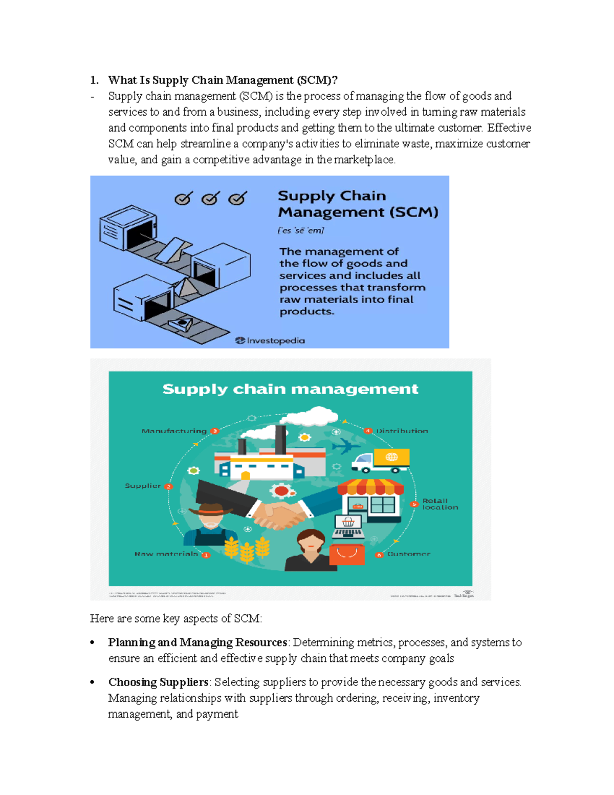 Supply-Chain-Management - What Is Supply Chain Management (SCM)? Supply ...