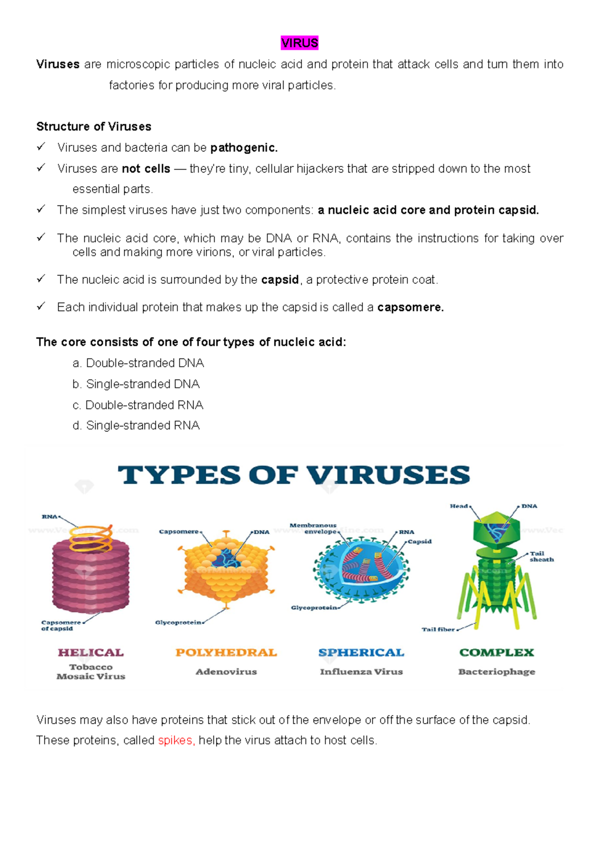 Biology Reviewer_module 1_SCIENCE - VIRUS Viruses are microscopic ...