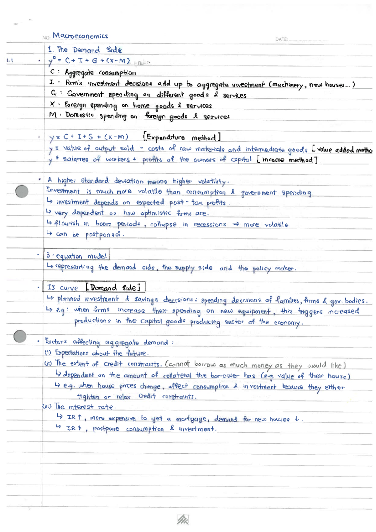 Macroeconomics Class Complete Set Of Lecture Notes Warning Decodescan Unexpected Mcu Data