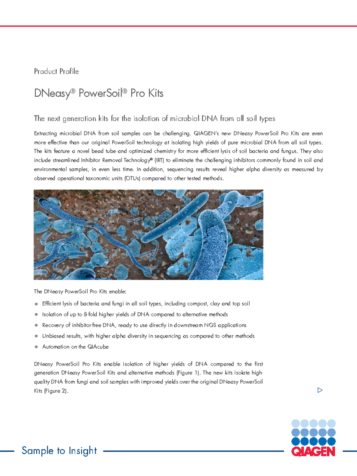 PROM-12232-002 1113619 PP DNeasy Powersoil Pro Kits 0518 WW - Sample to ...