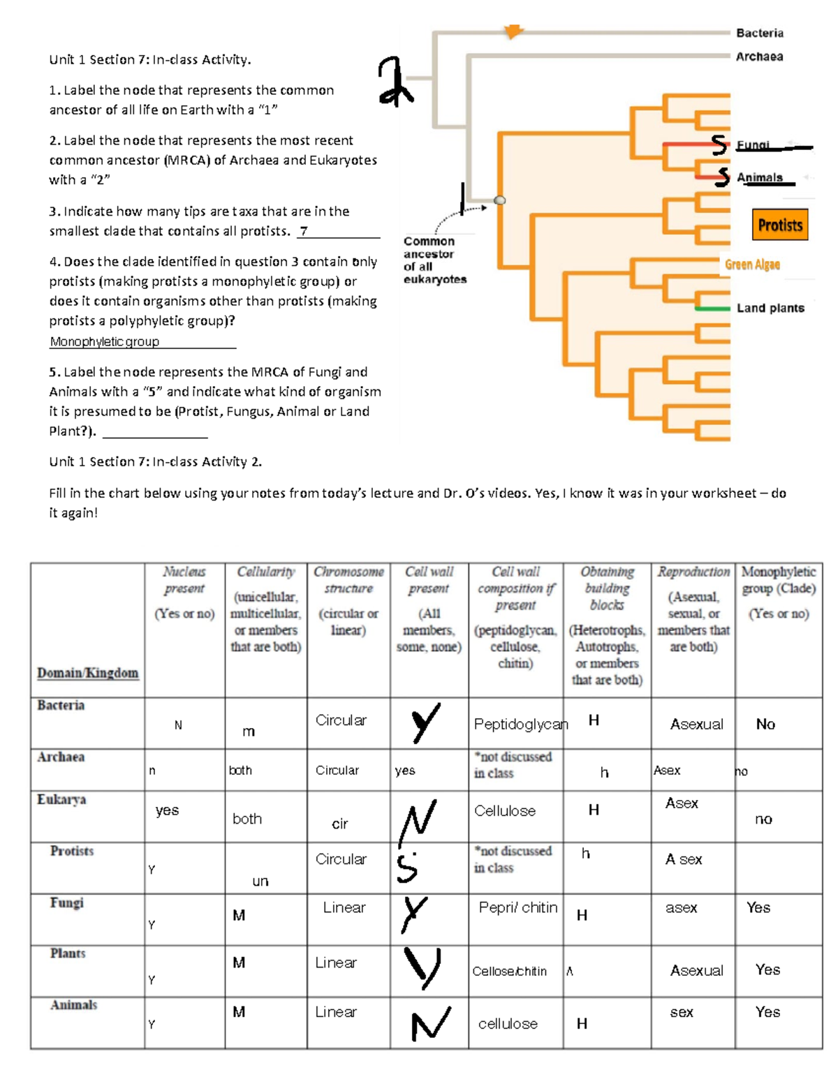 9:5 gradescope - After class work sheets unit 1 - Unit 1 Section 7: In ...