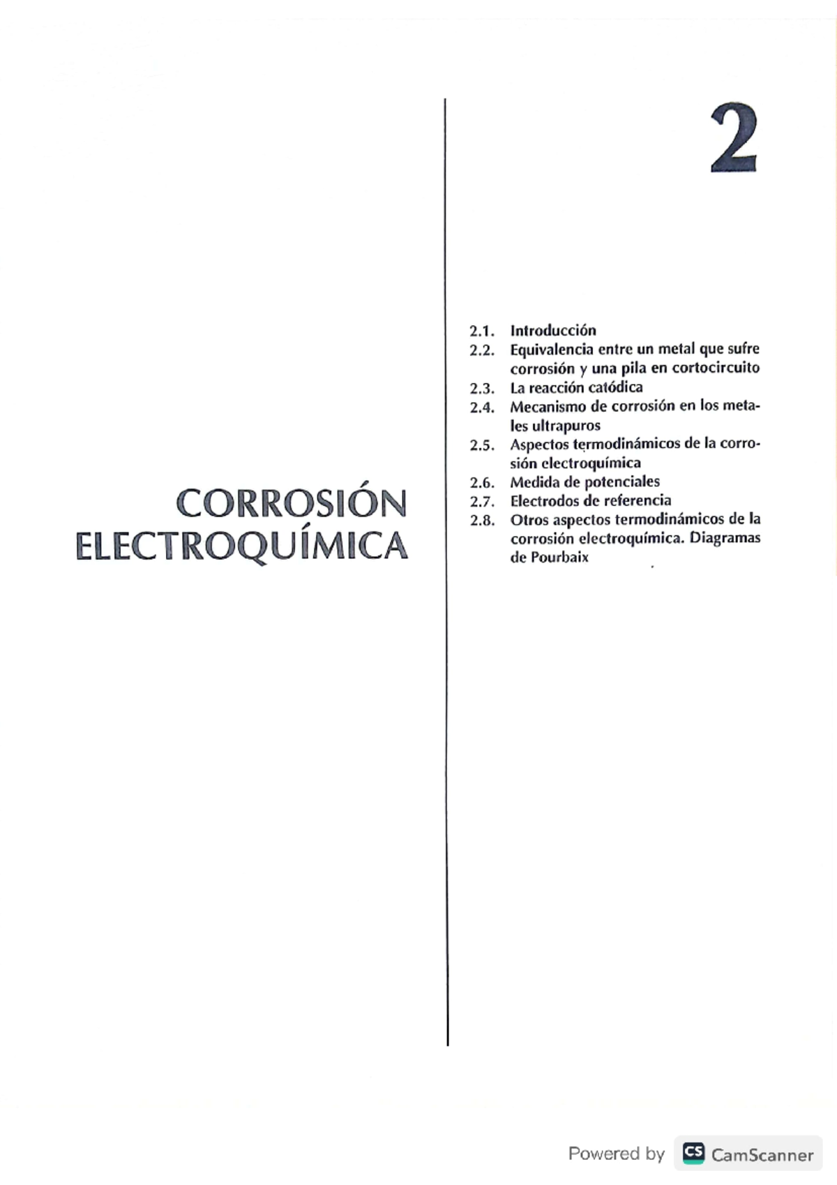 Corrosión electroquimica - 2 2. Introducción 2. Equivalencia entre un ...