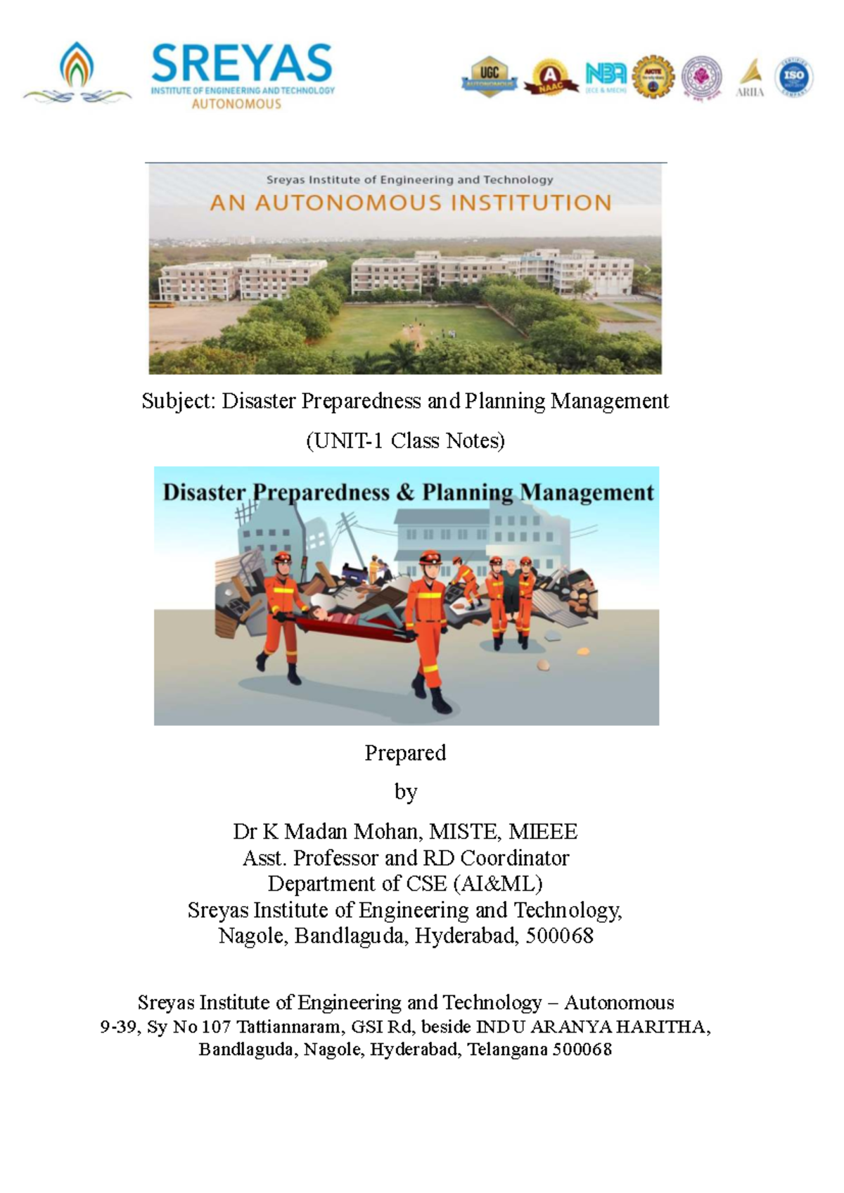 DPPM Unit-1 Complete Hand Writing Notes for 3rd AIML A & B SIET pdf ...