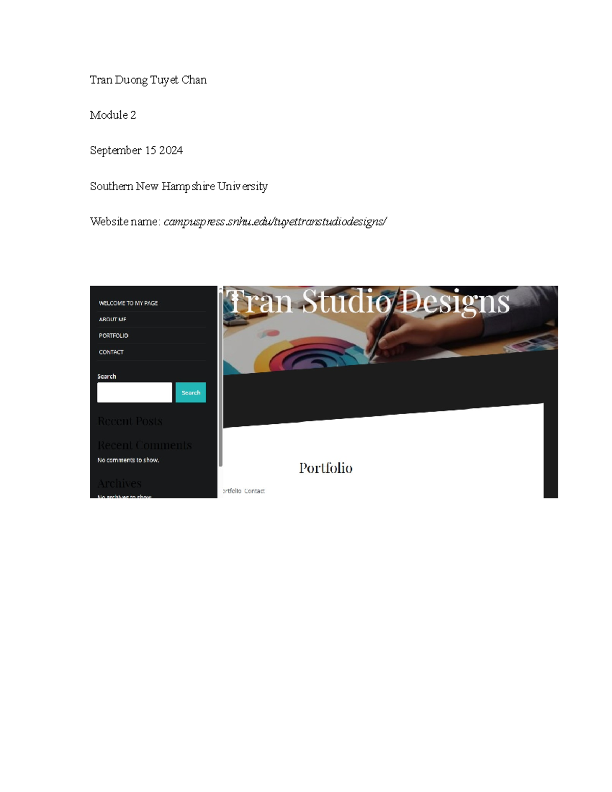 Module 2 Website - Prof Practices/Graphic Design (GRA 290) - Edit ...