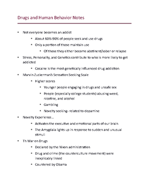 Pharm condensed notes 3 - 01:830:101 - Studocu