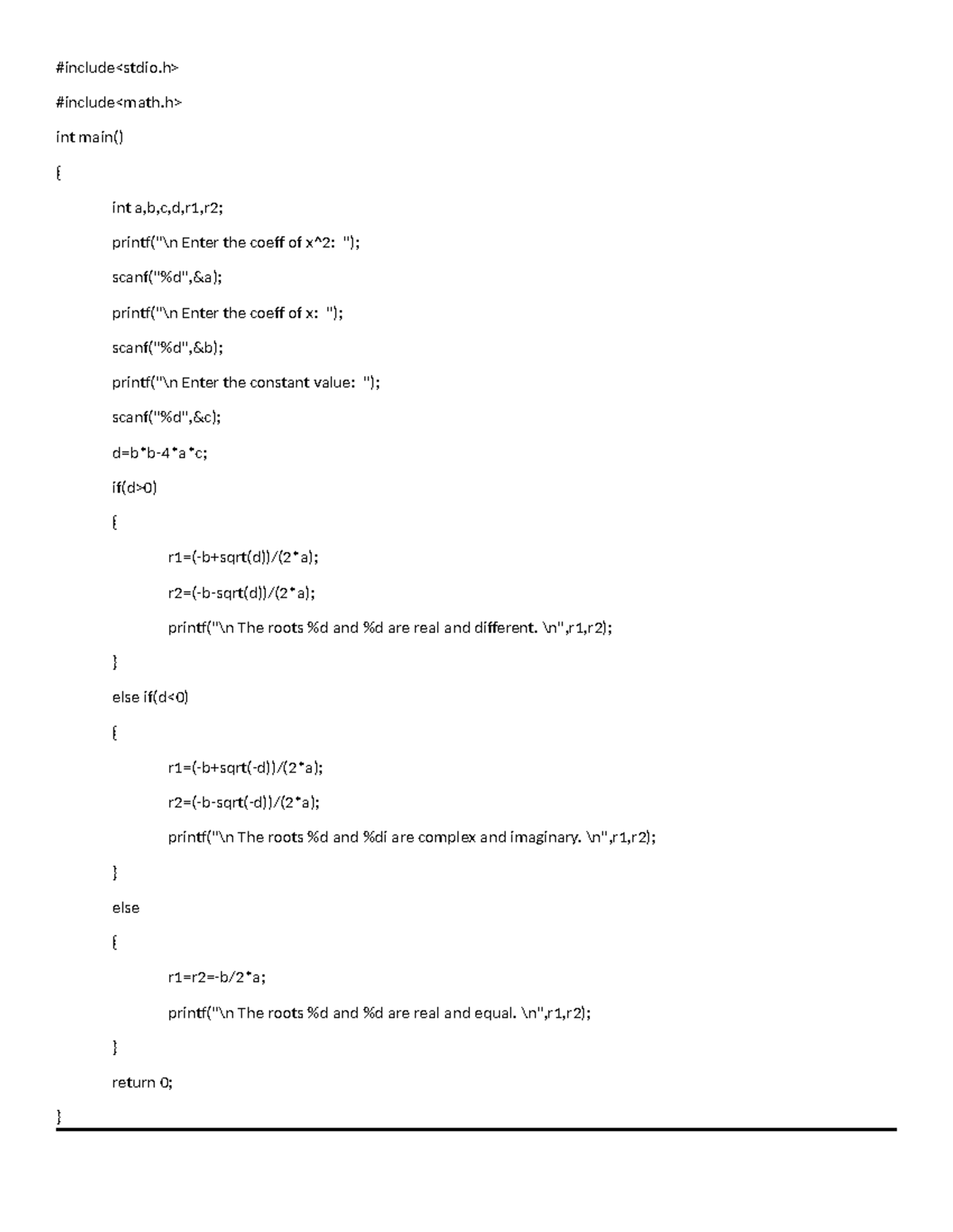 C prgs doc - simple c programs - #include #include int main() { int ...