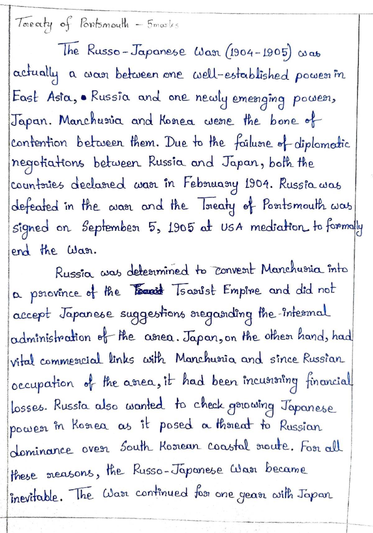 Treaty of Portsmouth - Taeaty o orsmouh 5marls he Russo -Japanese Wan ...