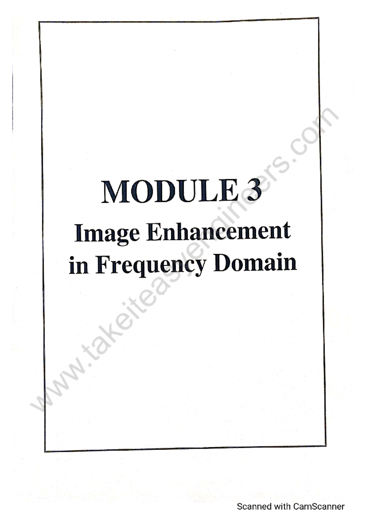 DIP-M3-vvce watermark - Digital Image Processing - Studocu