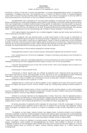 1ST LP - SAMPLE DLP - Republika ng Pilipinas KAGAWARAN NG EDUKASYON Rehiyon III –Gitnang Luzon ...