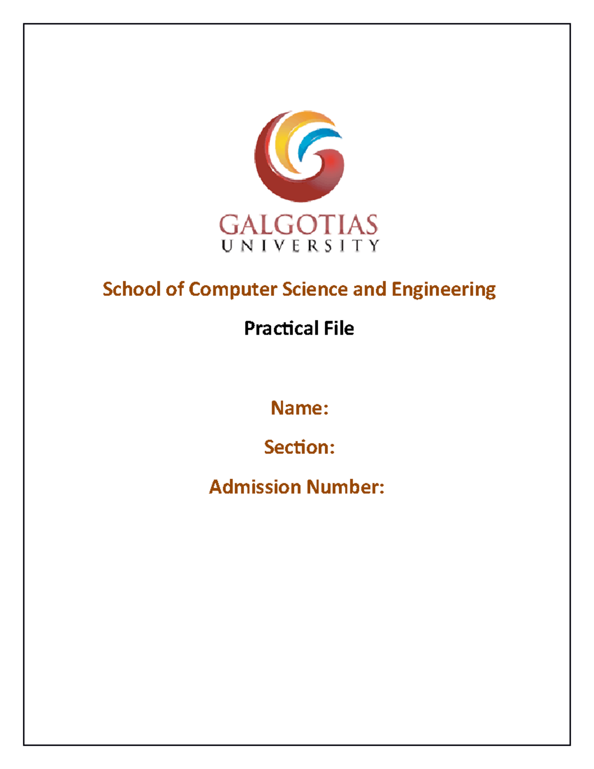 Ai file - Practical File Assignments - School of Computer Science and ...