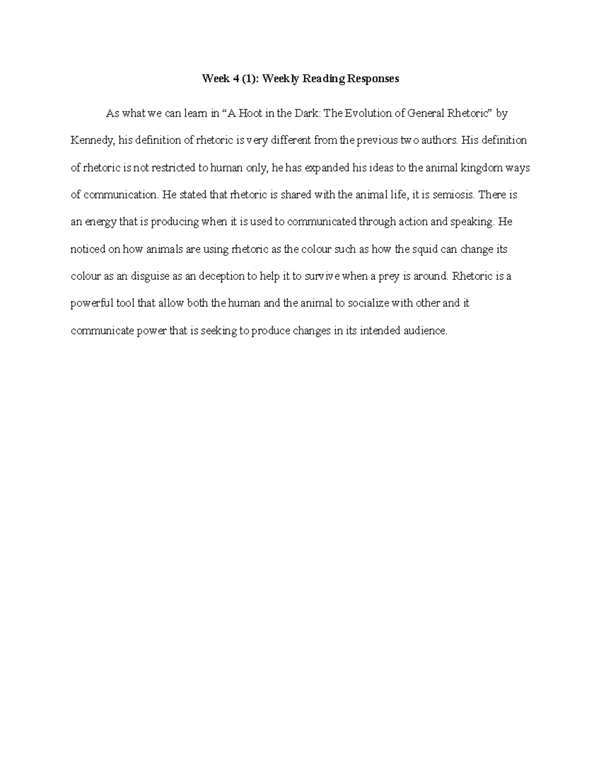 Weekly Reading Response 4 - Week 4 (1): Weekly Reading Responses As ...