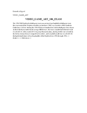 Video GAME ART 186 Syllabus - Narcisa Fuentes VIDEO_GAME_ART VIDEO_GAME ...