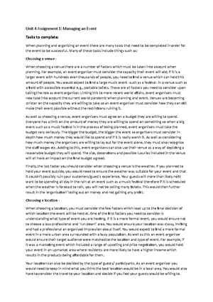 Unit 17 Assignment 2 - Unit 17 Assignment 2 Molly Morgan Hennessy Introduction: Within this ...