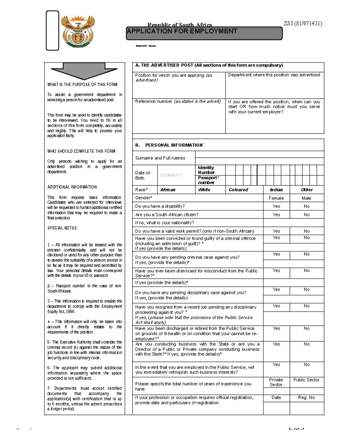 Approved-New-Z83-form-Gazetted-6-Nov-2020 - Republic of South Africa ...