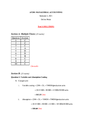 FM201 Tutorial 3 Solution - FM201 – Financial Institution and Markets ...