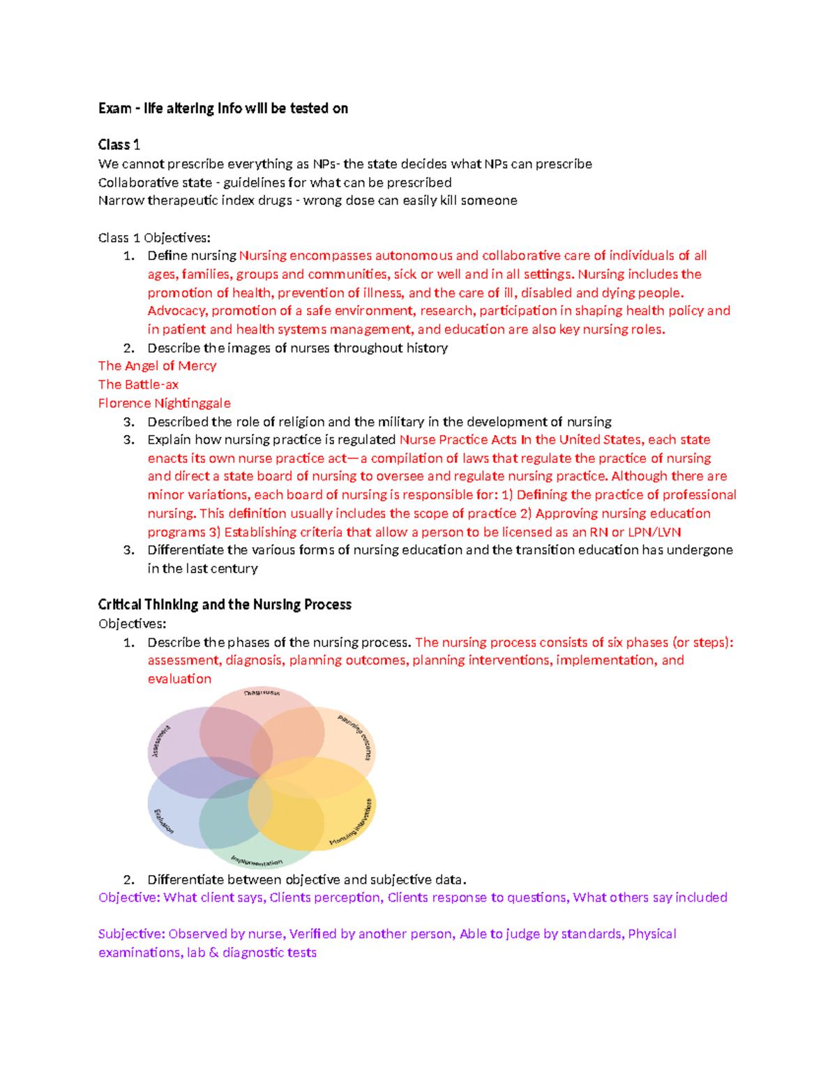 494 Exam 1 objectives - the objective for exam one and answers - Exam ...